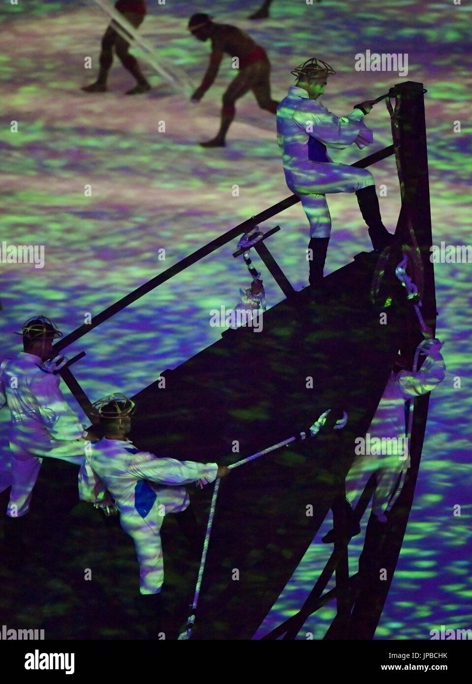 Performers set the mood for the 17-day Rio de Janeiro Olympic Games ...