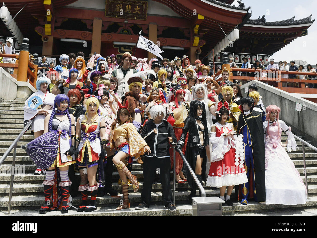 Representatives at the World Cosplay Championship from 30 countries and ...