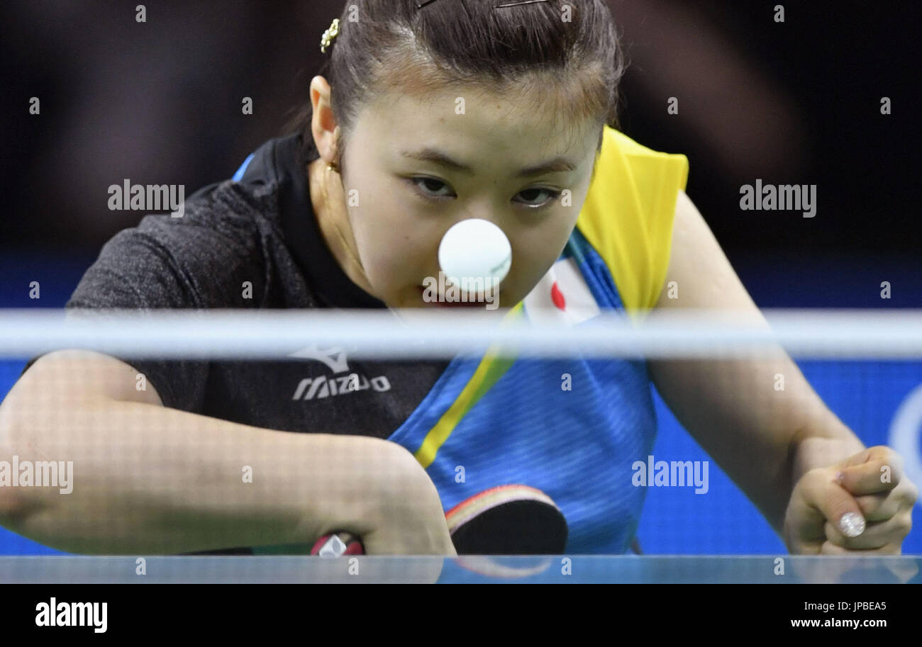 Japan's Ai Fukuhara faces off against Romanian Daniela Monteiro Dodean ...