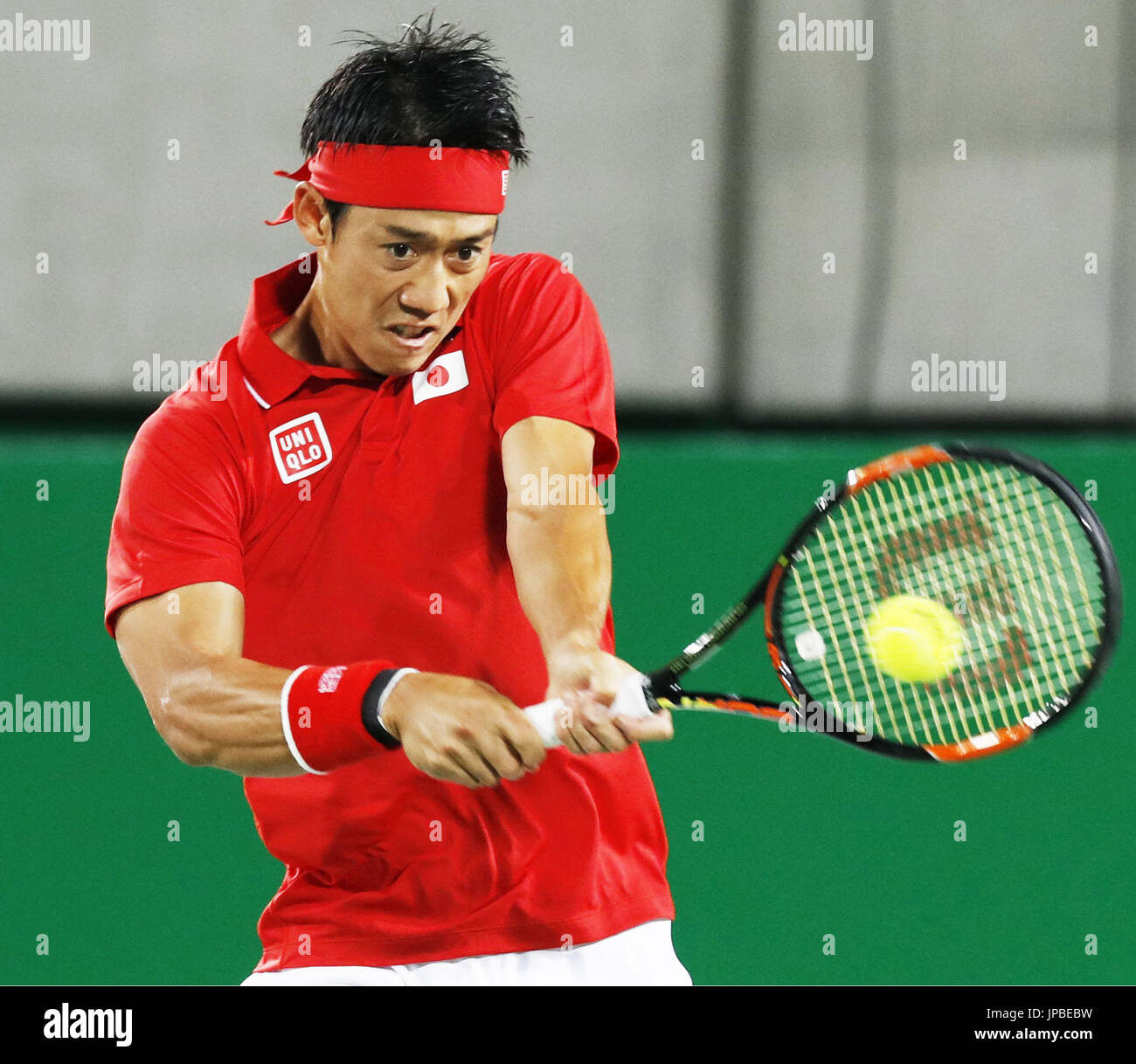 Japan's Kei Nishikori faces off against John Millman of Australia ...