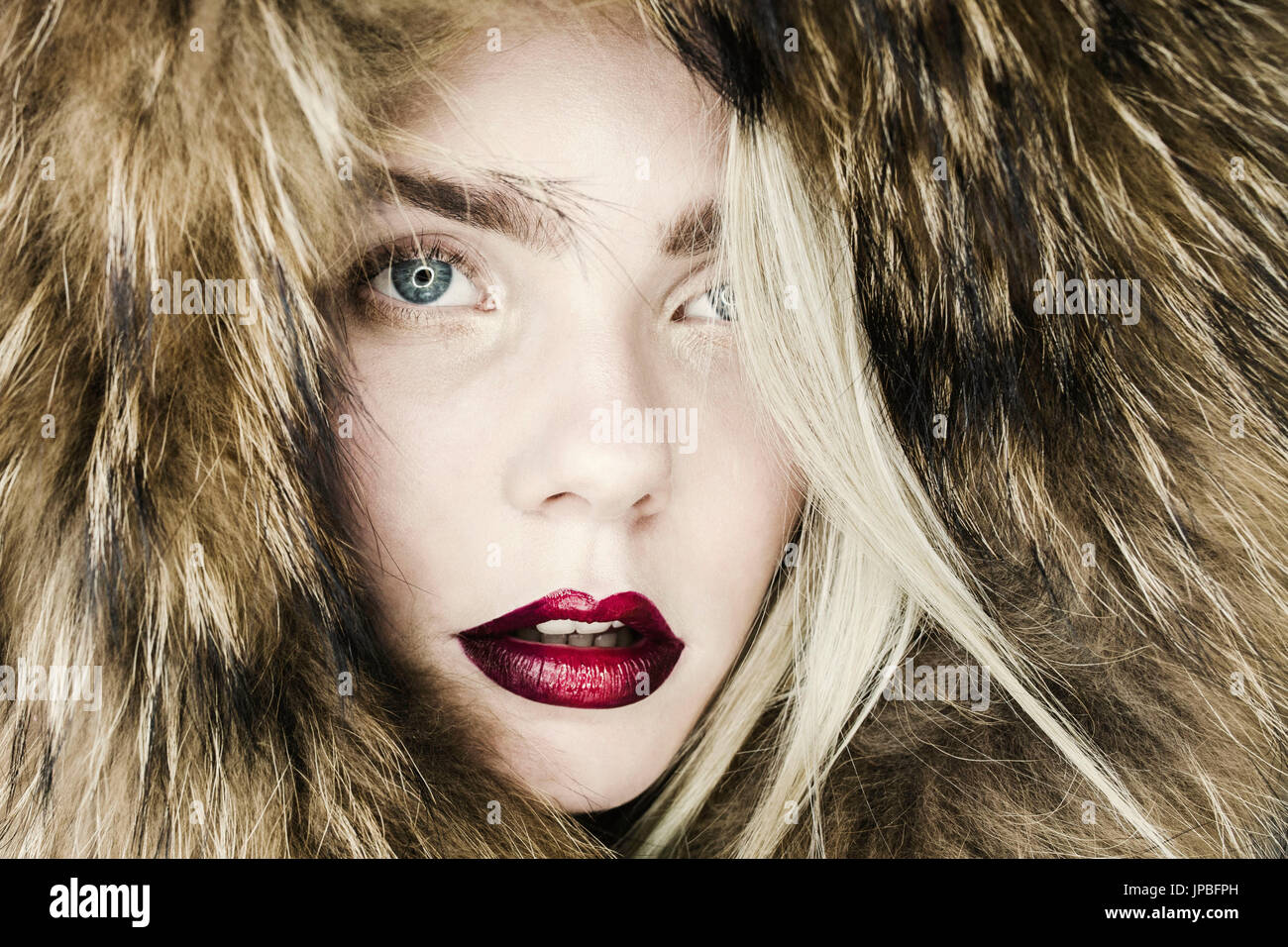 Fur hood hi-res stock photography and images - Alamy
