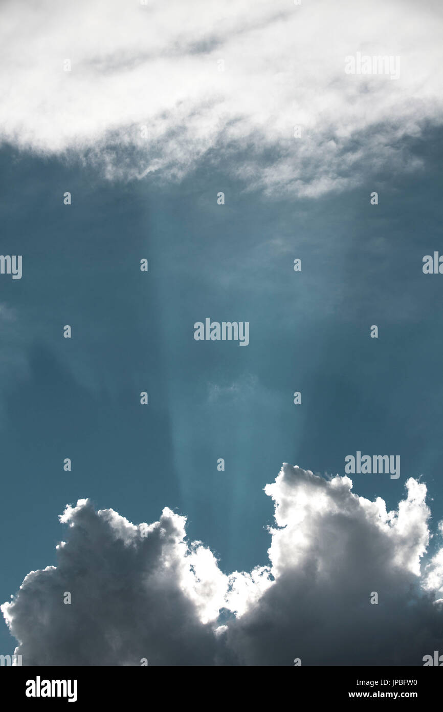 Light beam from clouds Stock Photo - Alamy