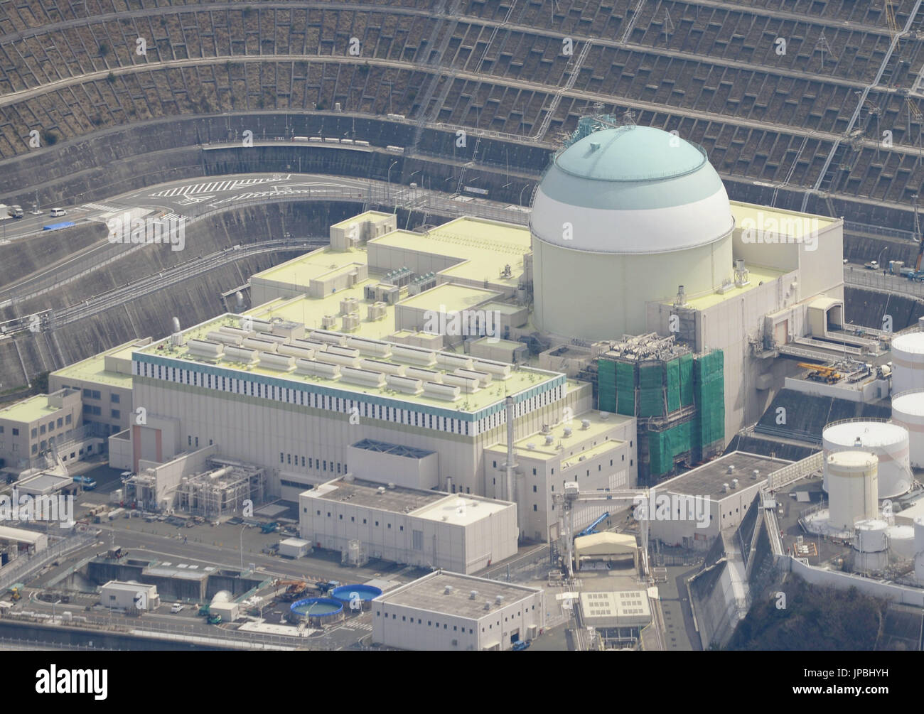 File photo taken March 25, 2016, shows the No. 3 reactor of Shikoku ...
