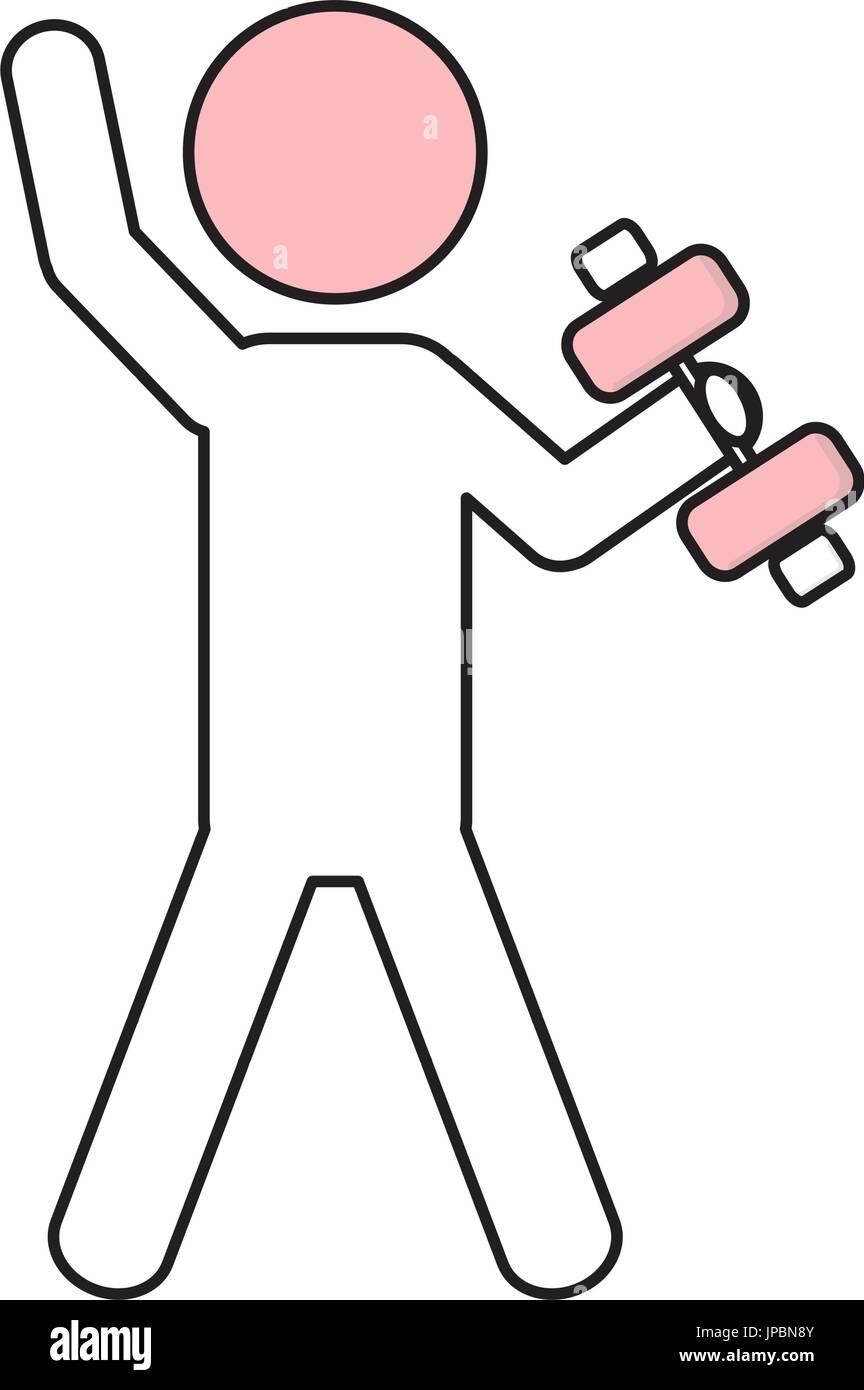 Fitness man pictogram Stock Vector Image & Art - Alamy