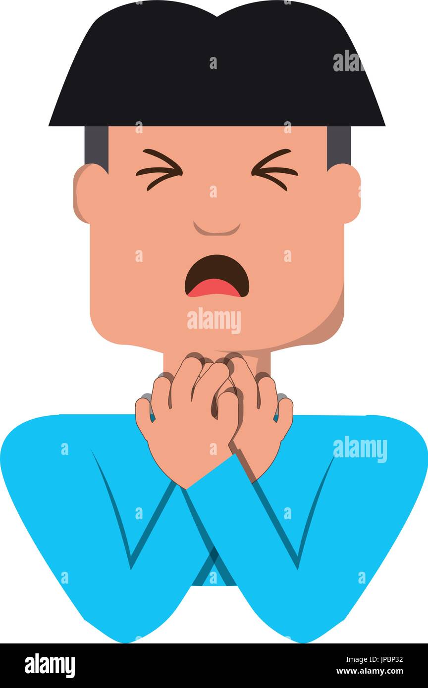 Man with heart attack face cartoon Stock Vector Image & Art - Alamy