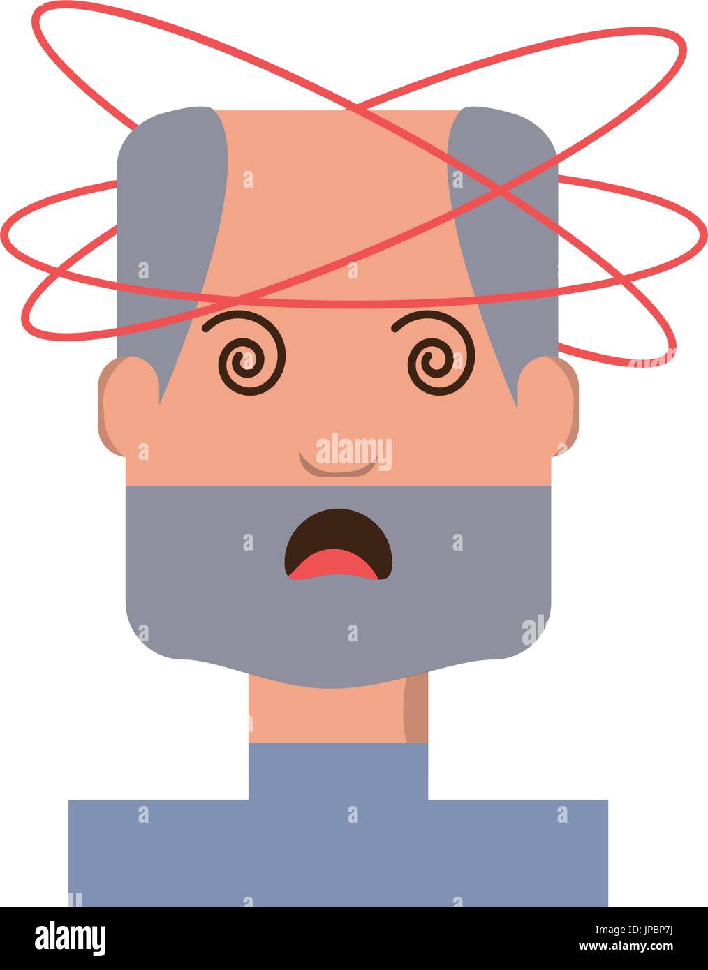 Crazy man cartoon Stock Vector Image & Art - Alamy