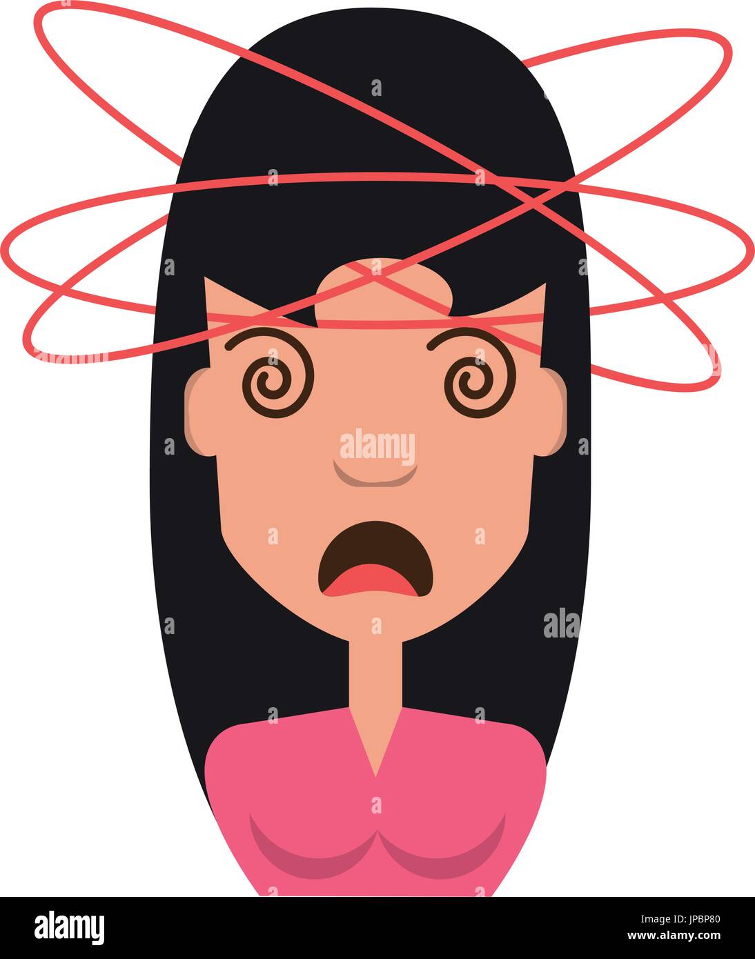 Crazy woman cartoon Stock Vector Image & Art - Alamy