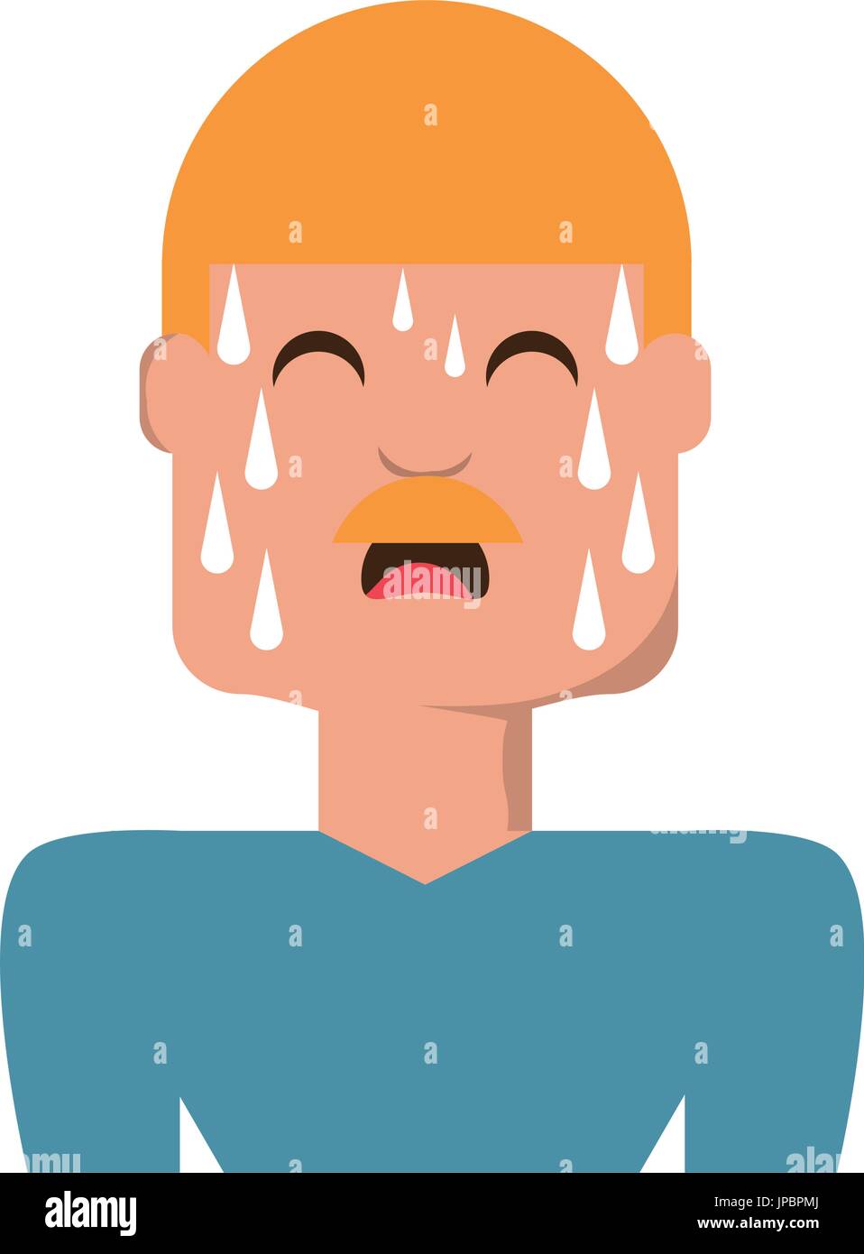 Chest hair man Stock Vector Images - Alamy