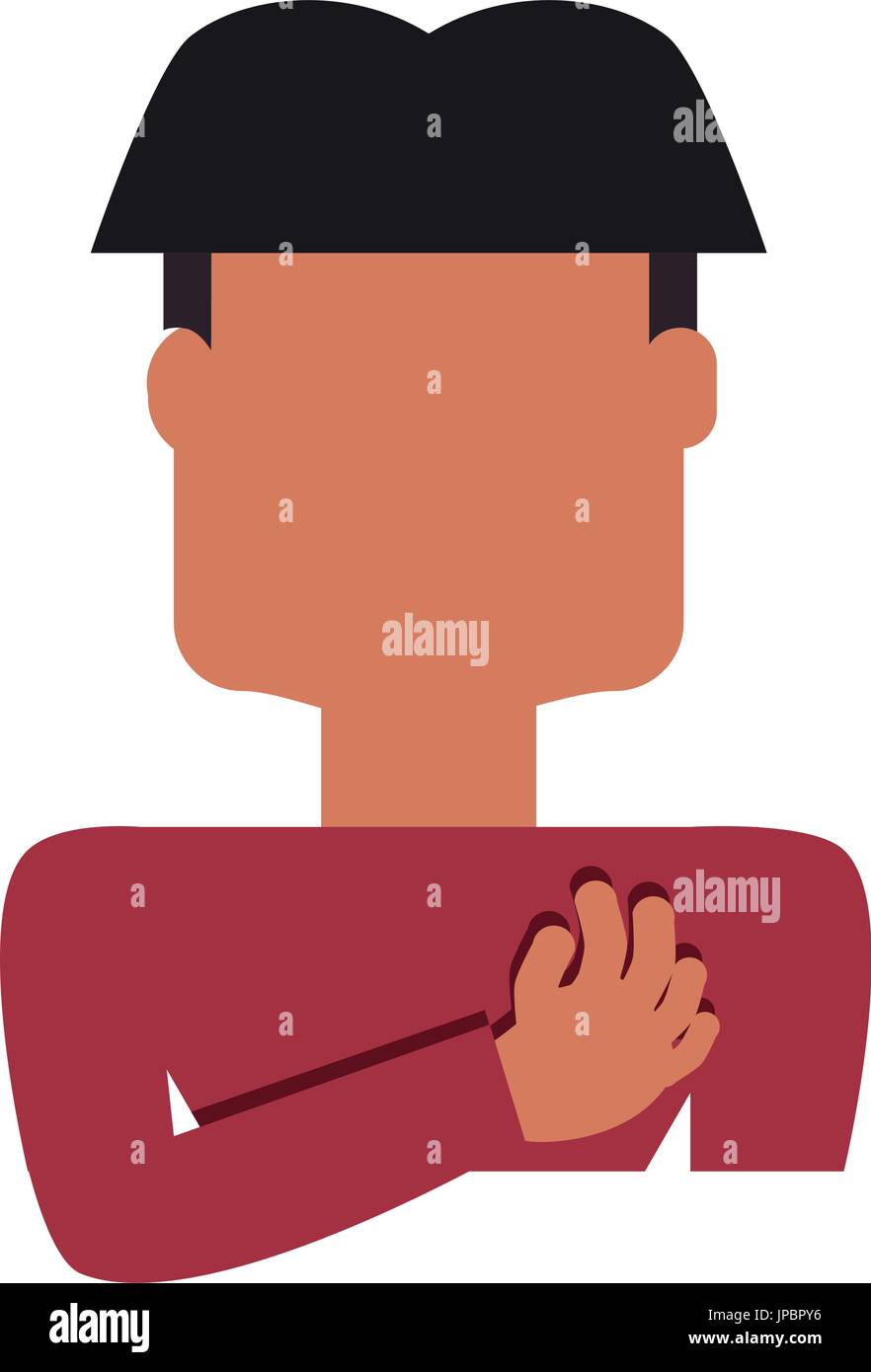 Man with heart attack face cartoon Stock Vector Image & Art - Alamy