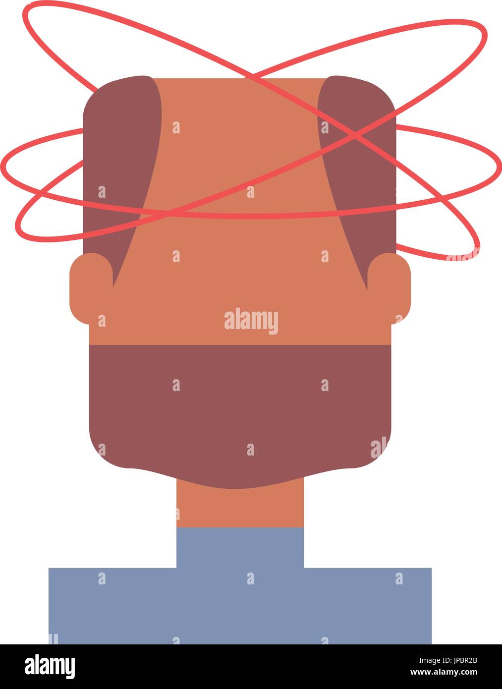 Crazy man cartoon Stock Vector Image & Art - Alamy