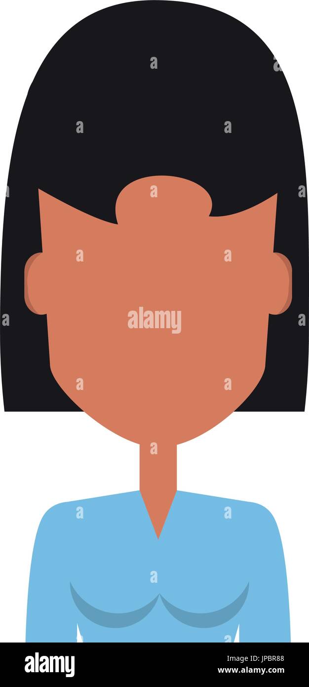 Woman faceless cartoon Stock Vector Image & Art - Alamy