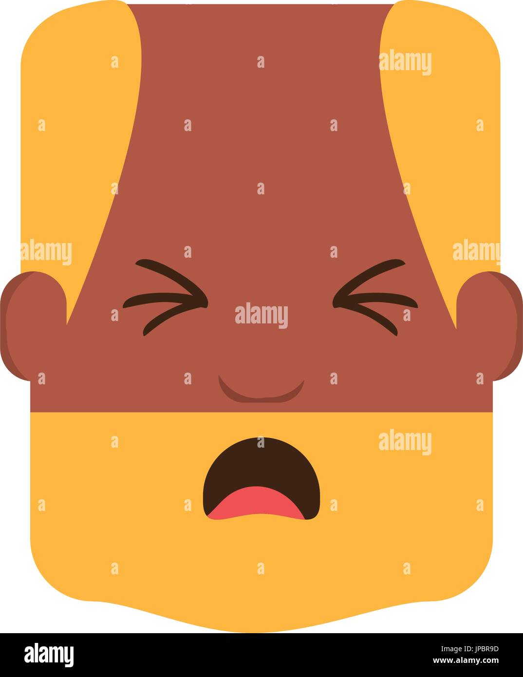 Chest hair man portrait Stock Vector Images - Alamy