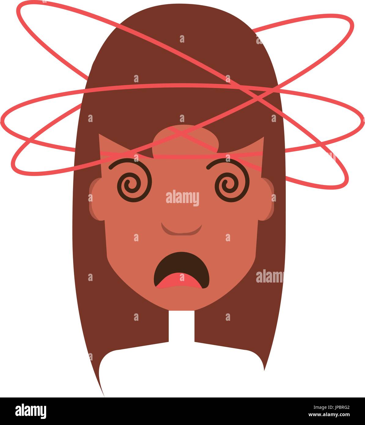 Crazy woman cartoon Stock Vector Image & Art - Alamy