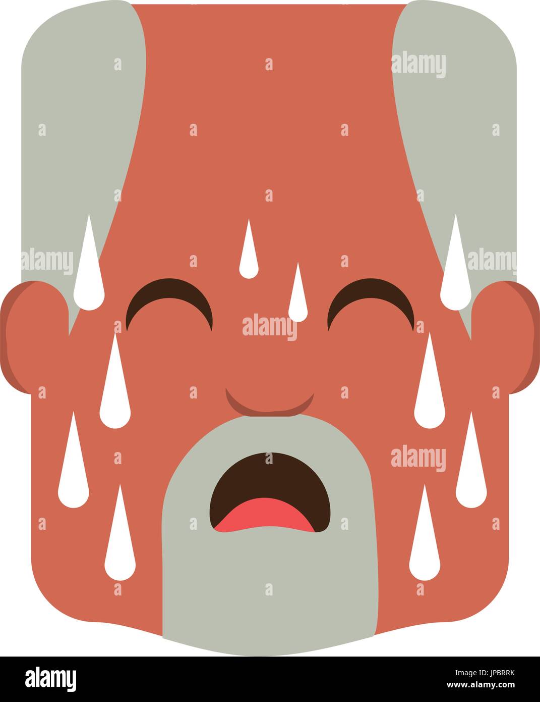 Man with heart attack face cartoon Stock Vector Image & Art - Alamy