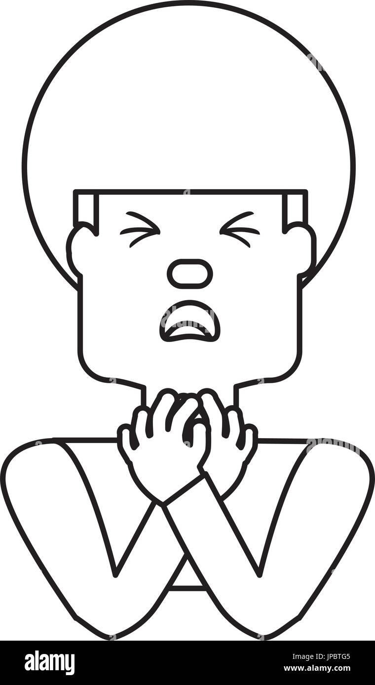 Man with heart attack face cartoon Stock Vector Image & Art - Alamy