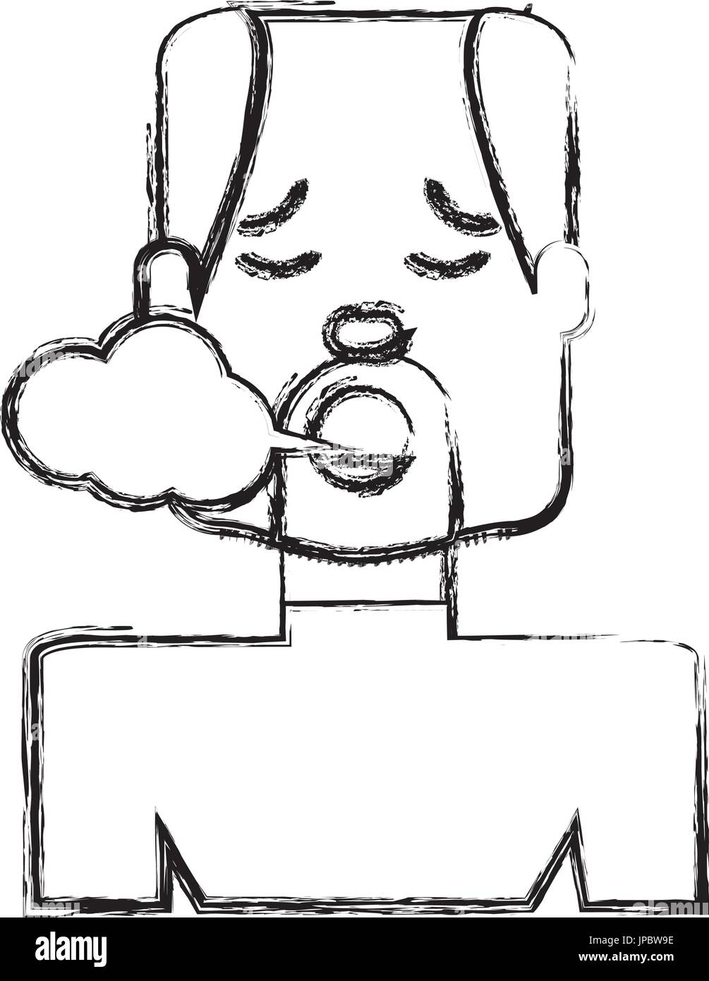 Man smoking cartoon Stock Vector Image & Art - Alamy