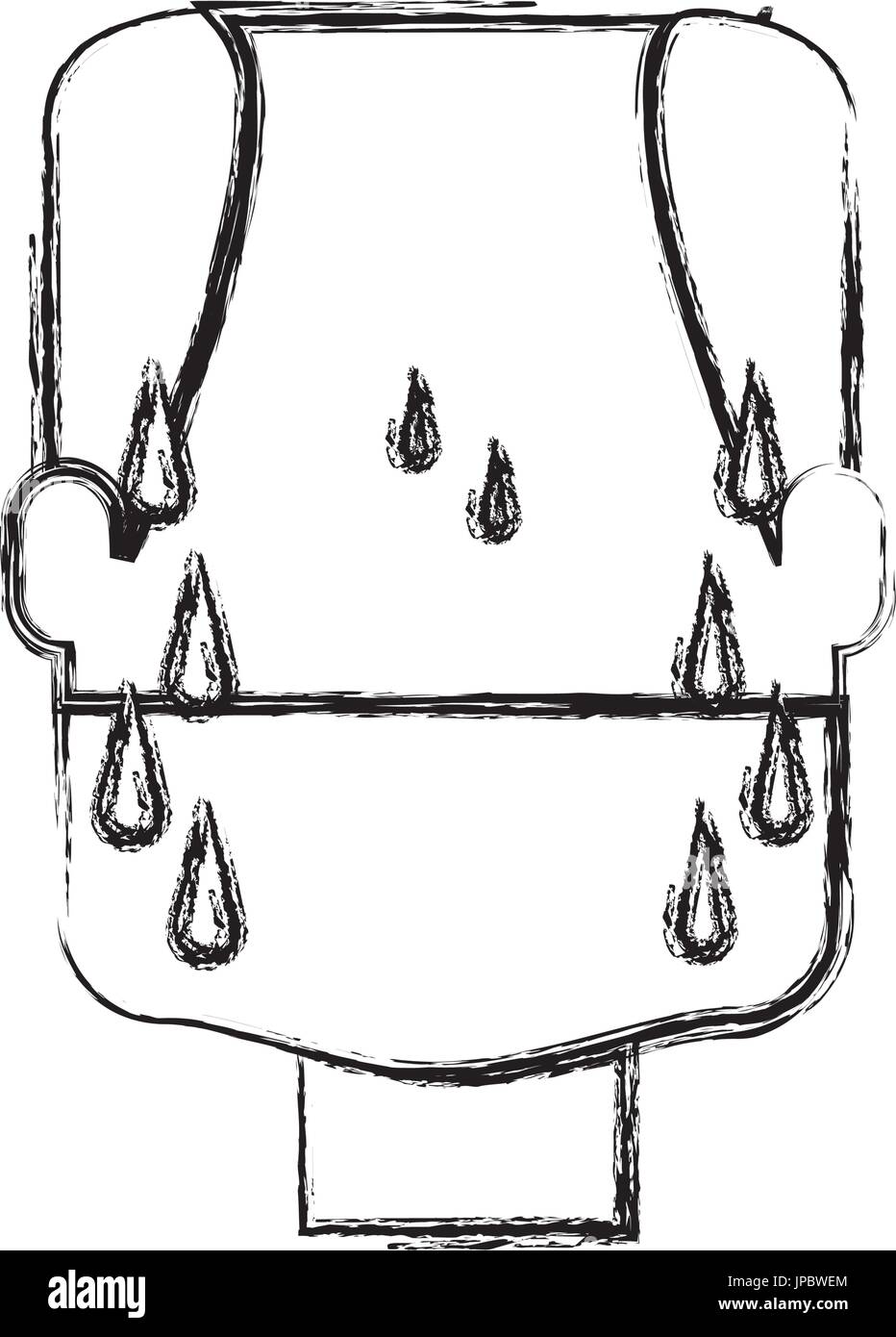 Man with heart attack face cartoon Stock Vector Image & Art - Alamy