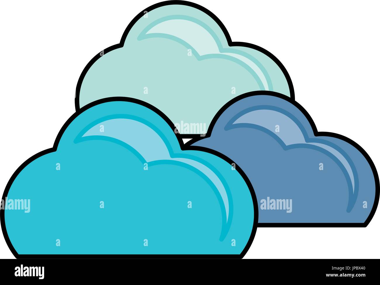 Cloud weather symbol Stock Vector Image & Art - Alamy
