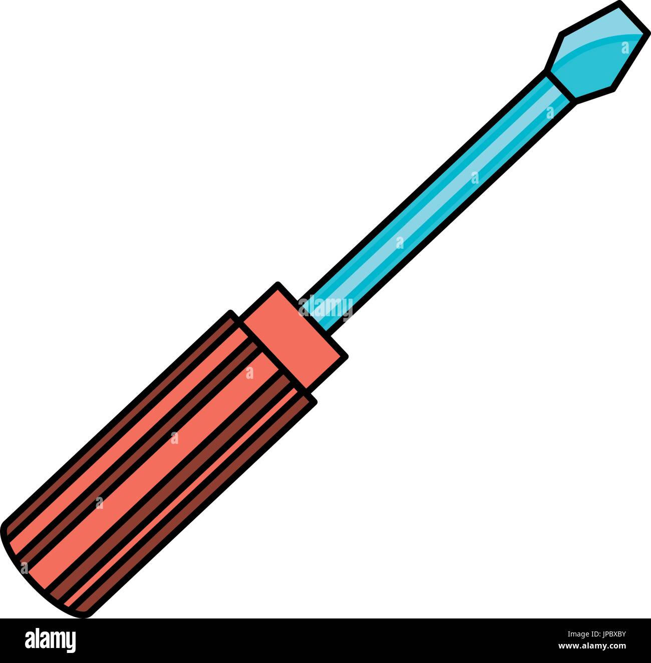 screwdriver construction tool Stock Vector Image & Art - Alamy