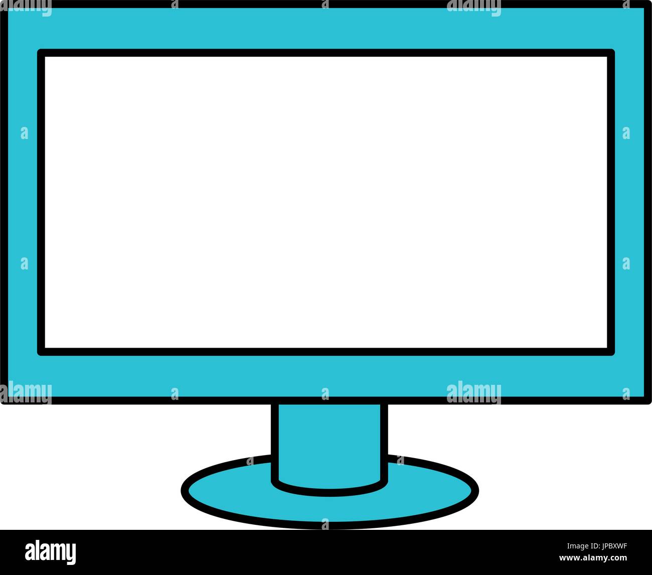 Computer screen isolated Stock Vector Image & Art - Alamy
