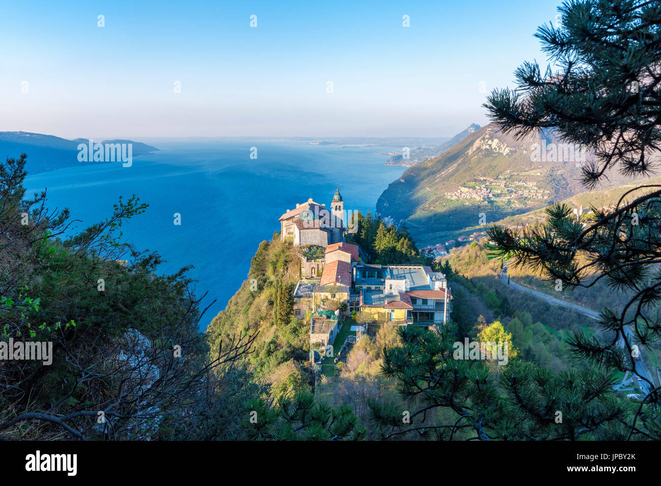 Tignale, Lake Garda, Brescia province, Lombardy, Italy. The ...