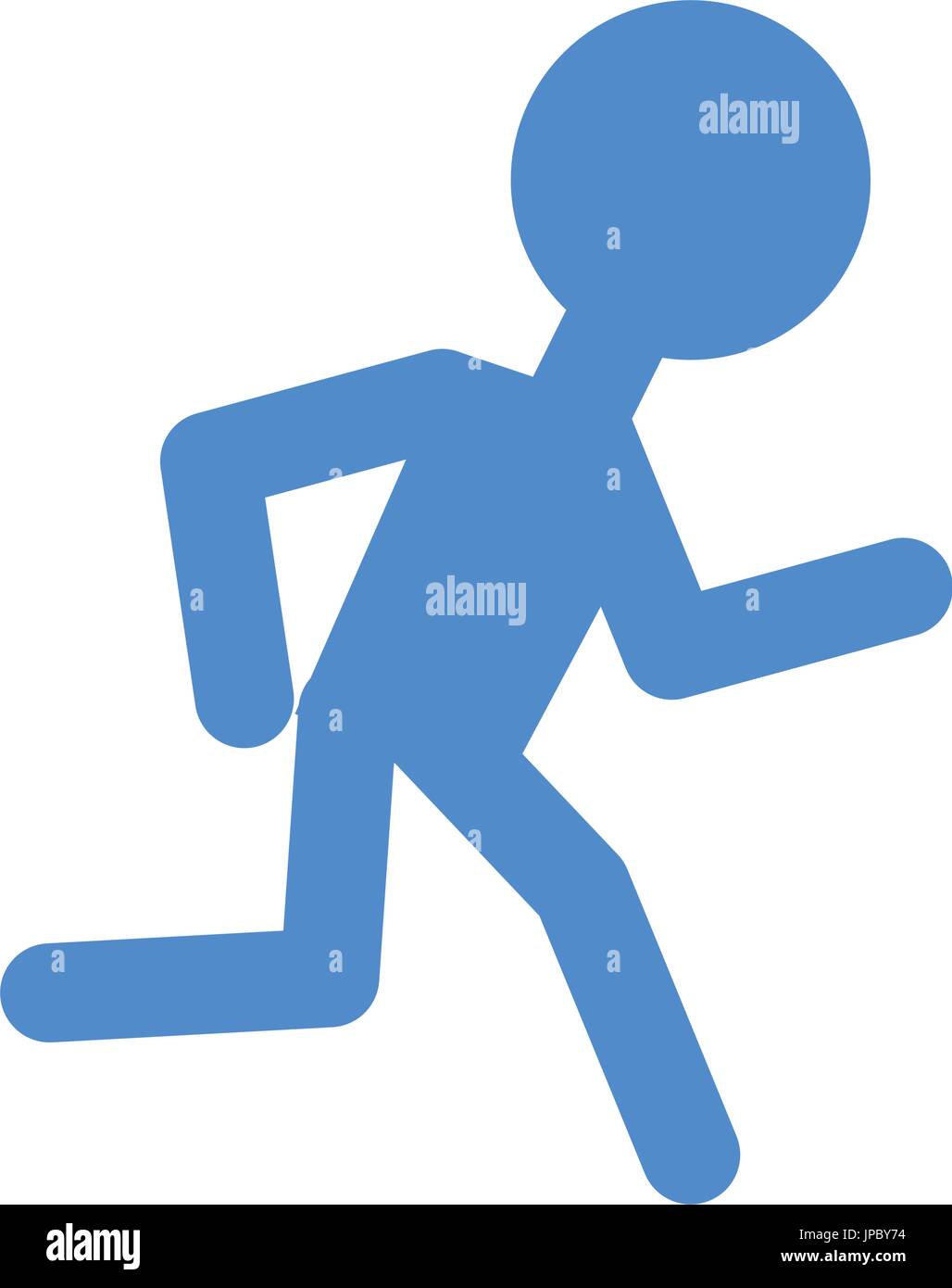 Man running pictogram Stock Vector Image & Art - Alamy