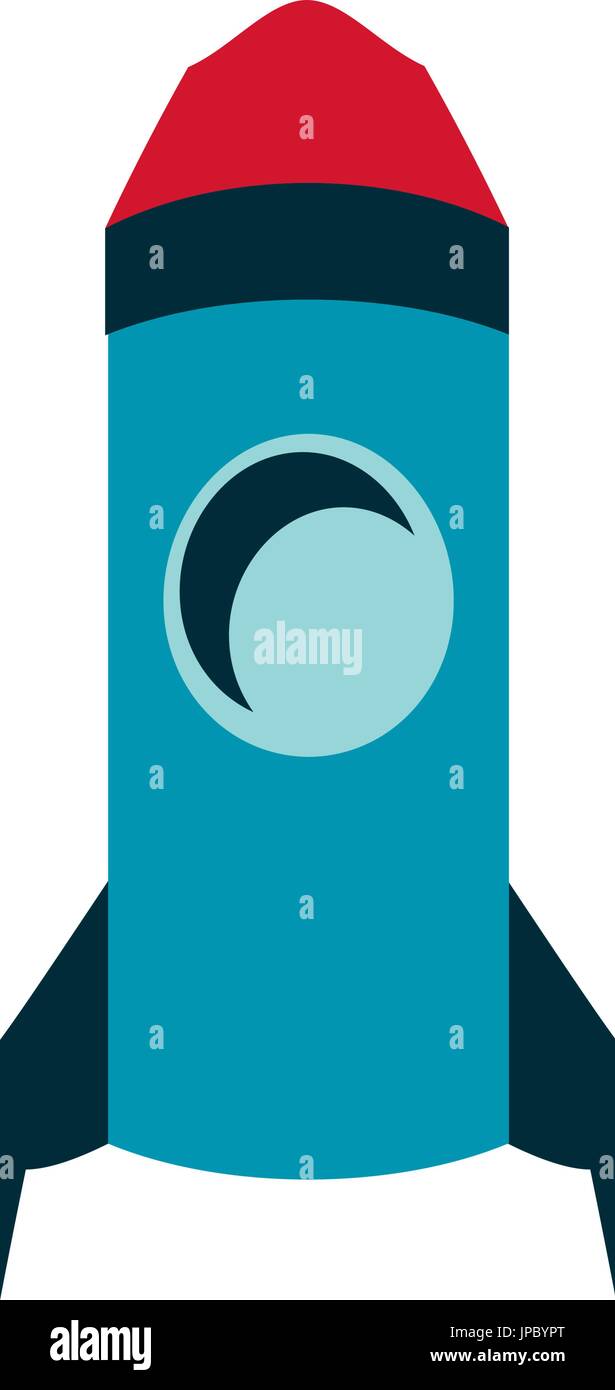 Rocket spaceship symbol Stock Vector Image & Art - Alamy