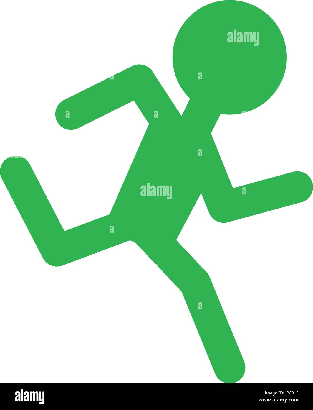 Man running pictogram Stock Vector Image & Art - Alamy
