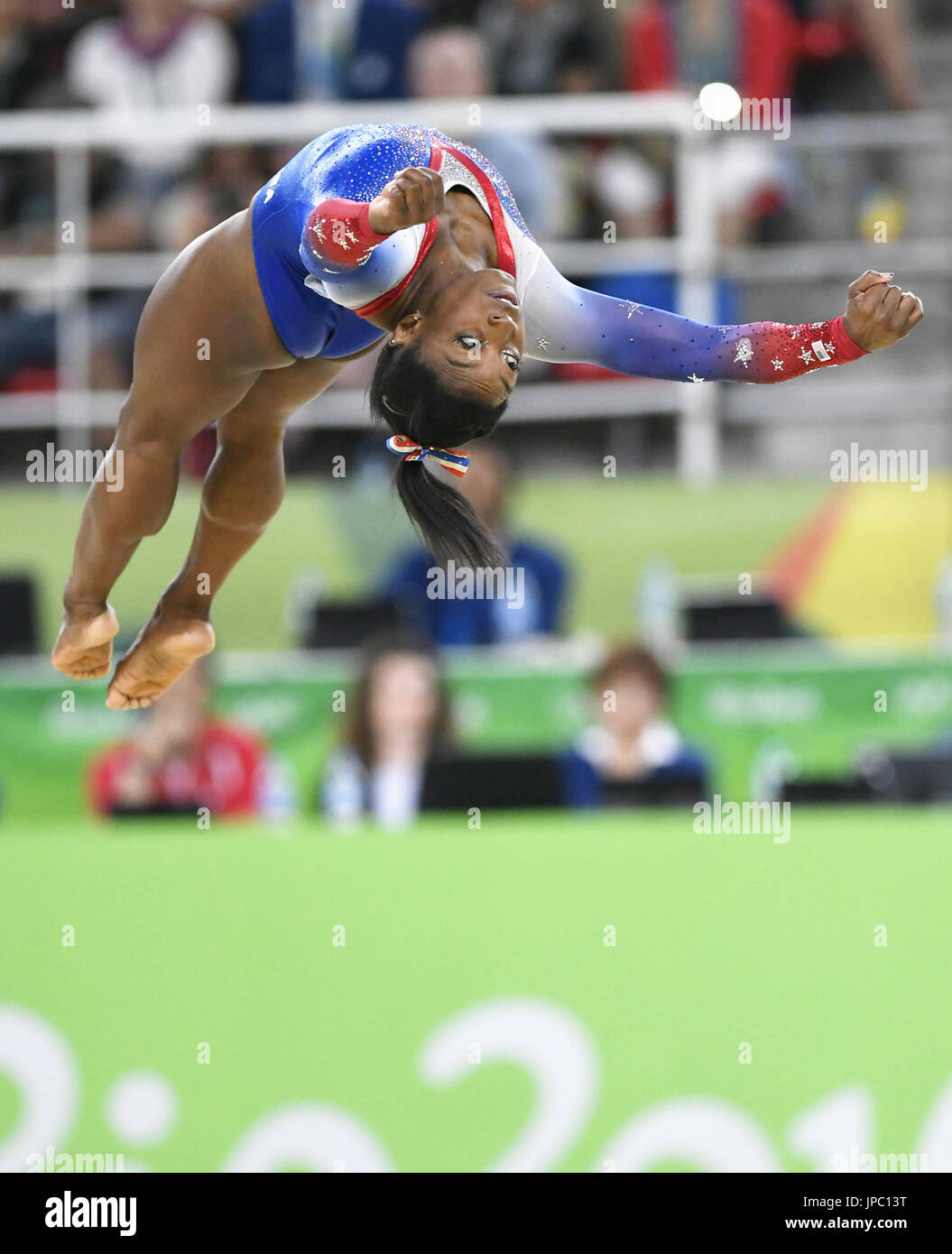 U S Gymnast Simone Biles Performs In The Womens Floor Exercise Final