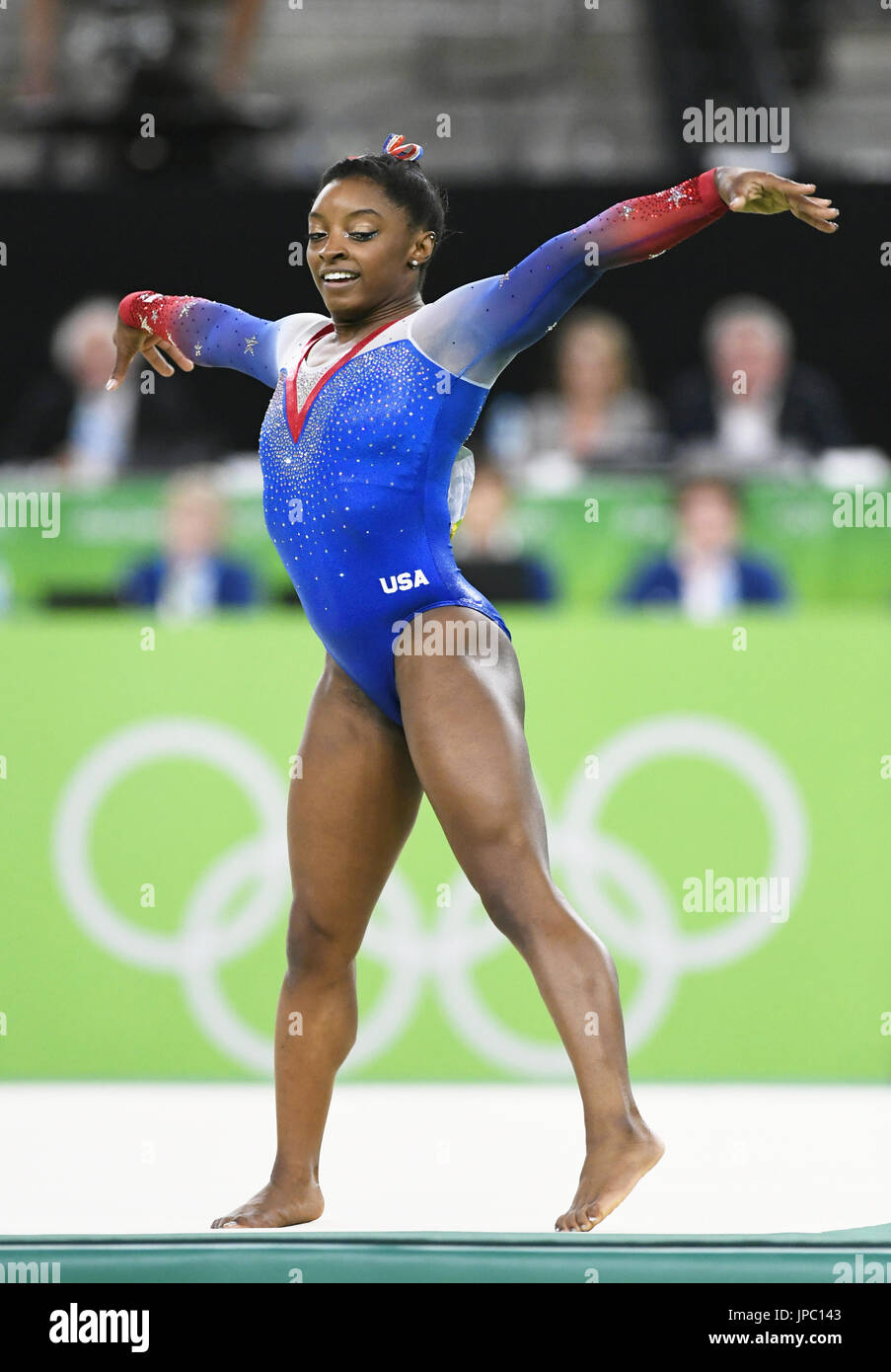 U S Gymnast Simone Biles Performs In The Womens Floor Exercise Final