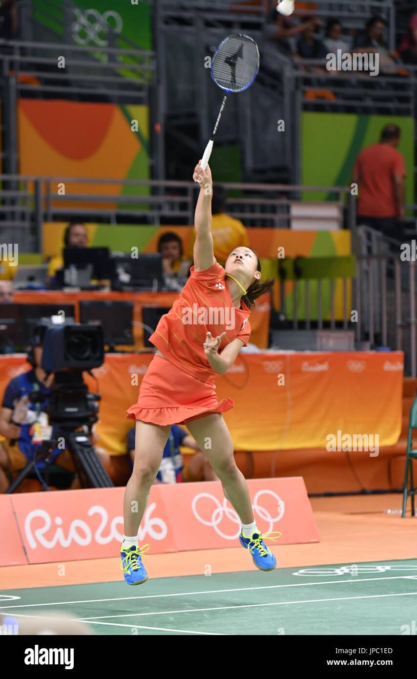 Japan's Nozomi Okuhara plays against compatriot Akane Yamaguchi in a ...