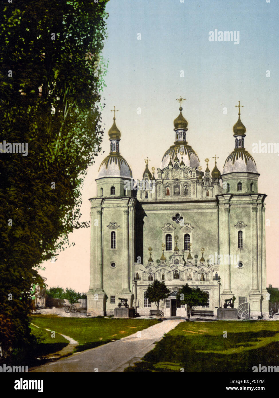 Cathedral St. Peter and St. Paul, Kiev, Russia, Ukraine, circa 1890 ...