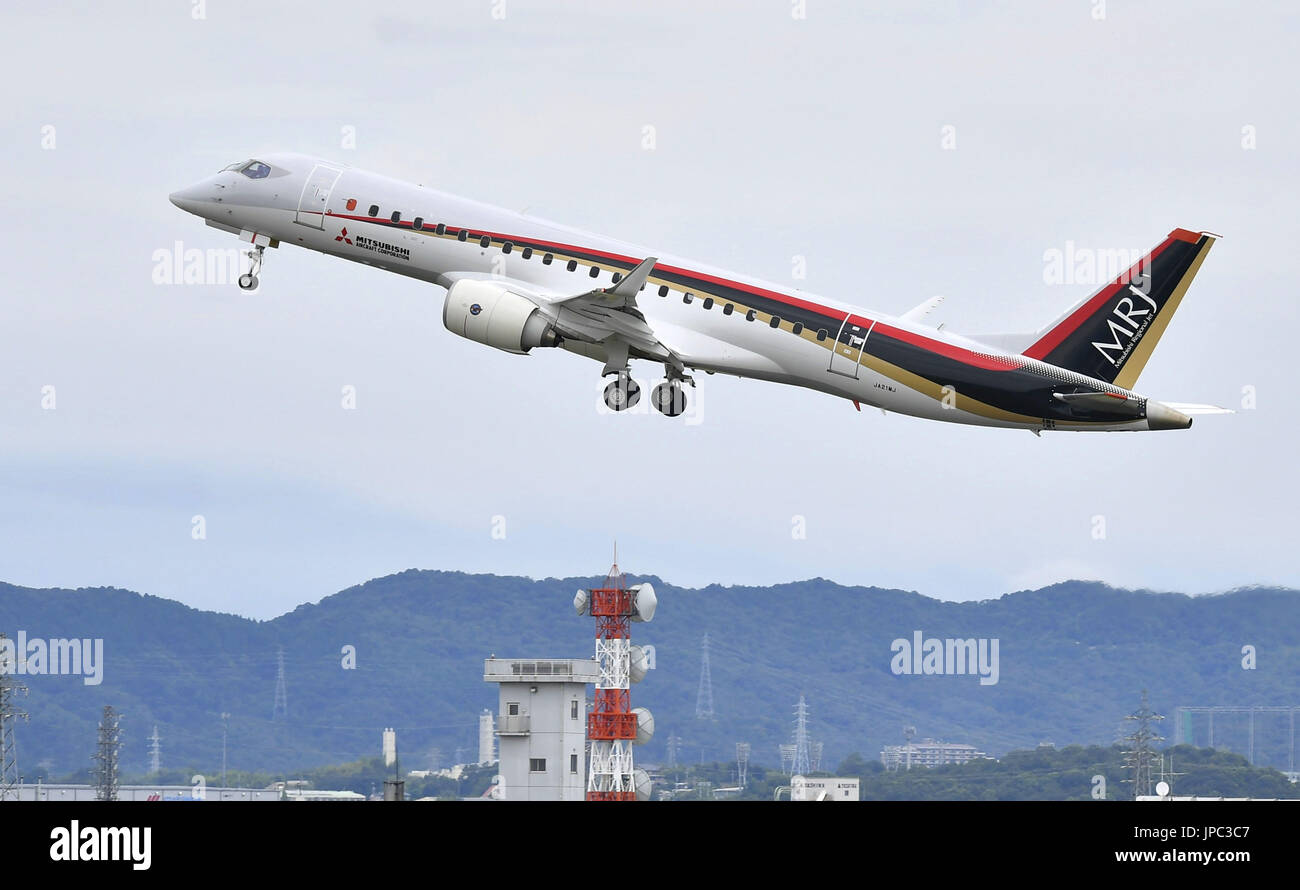 The Mitsubishi Regional Jet, a new passenger jet being developed by ...