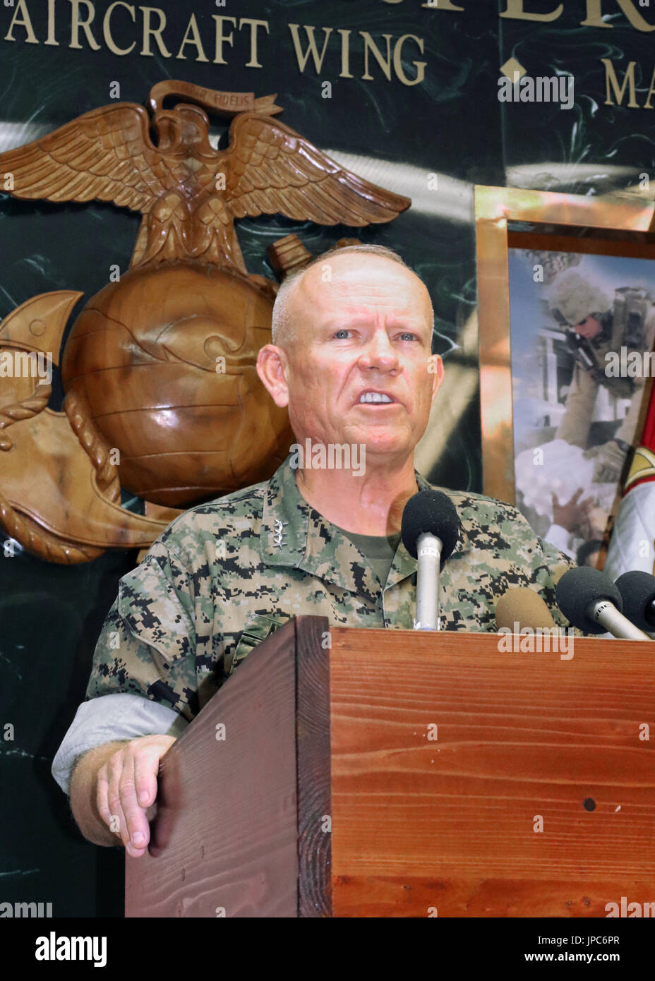Lt. Gen. Lawrence Nicholson, Okinawa area coordinator and commander of ...