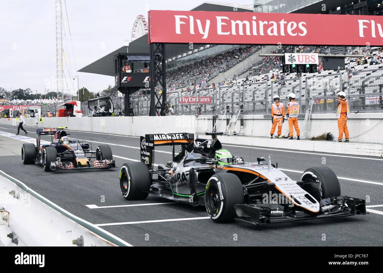 The Japanese Formula One Grand Prix starts at the Suzuka Circuit in the ...