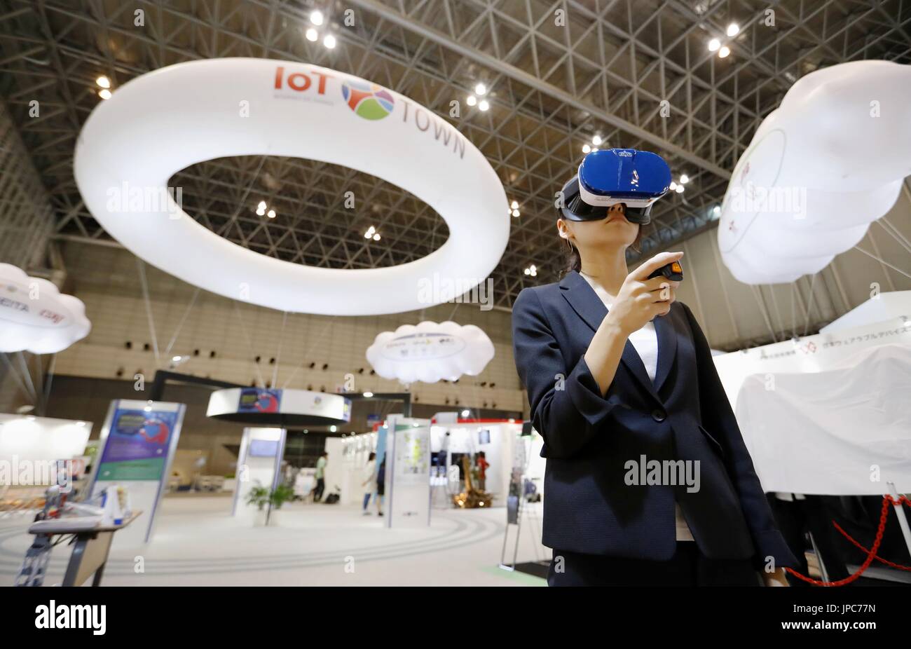 The CEATEC annual electronics and information technology fair opens for ...