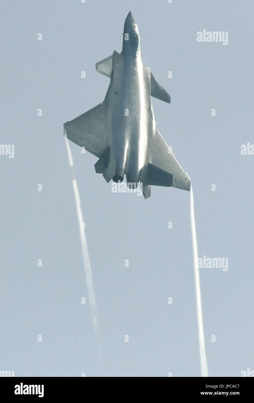 A Chinese next-generation stealth fighter makes a demonstration flight ...