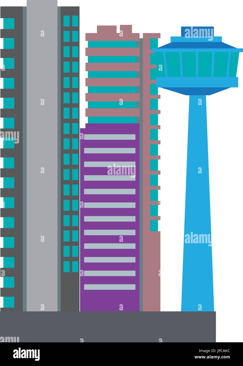 buildings business city architecture commercial major central district ...