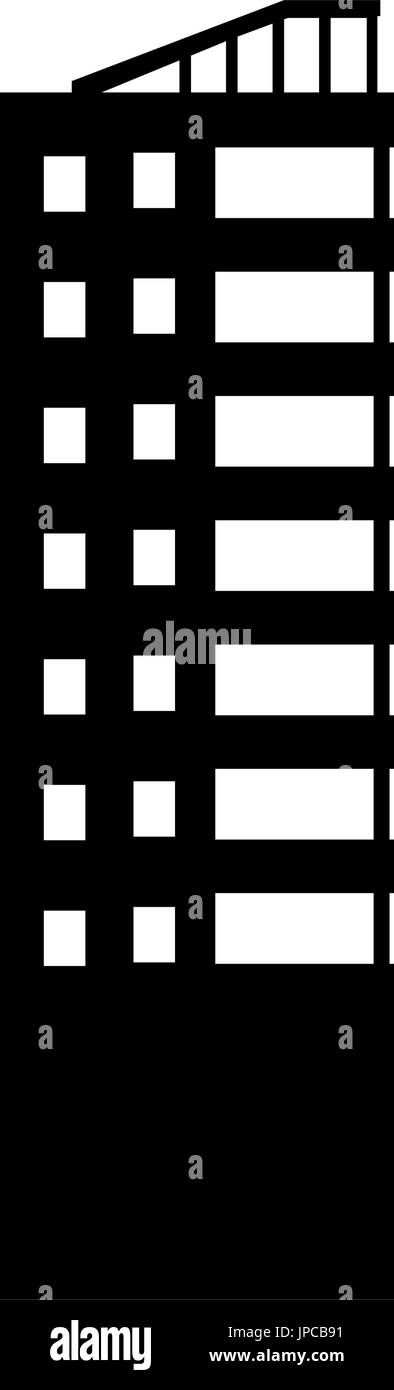 modern building high structure urban exterior Stock Vector Image & Art ...