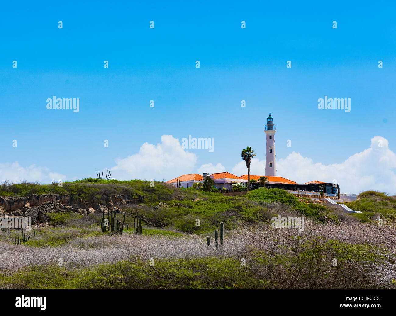 Aruba - Noord Lighthouse Stock Photo - Alamy