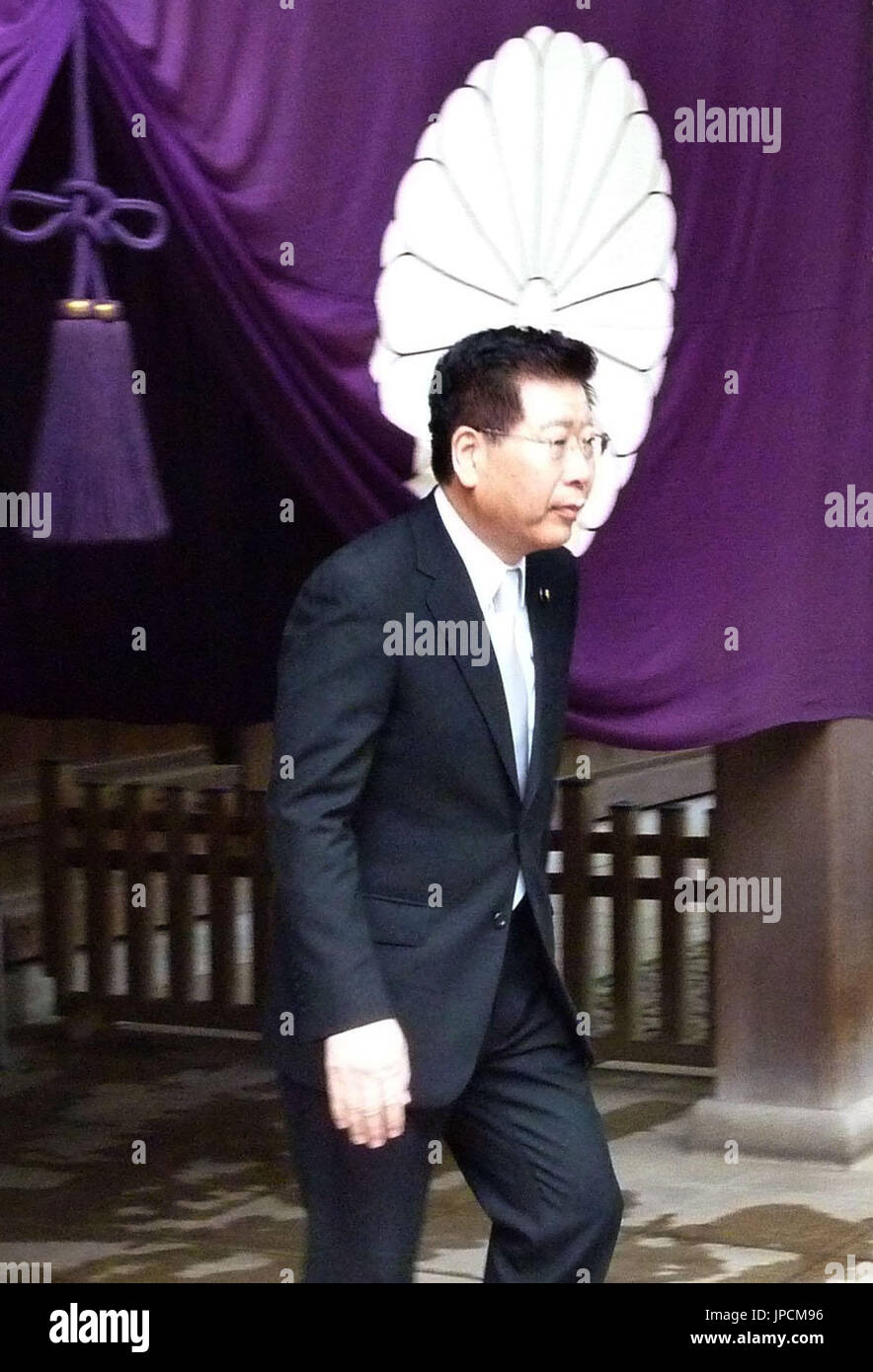 Seiichi Eto, an aide to Japanese Prime Minister Shinzo Abe, visits ...