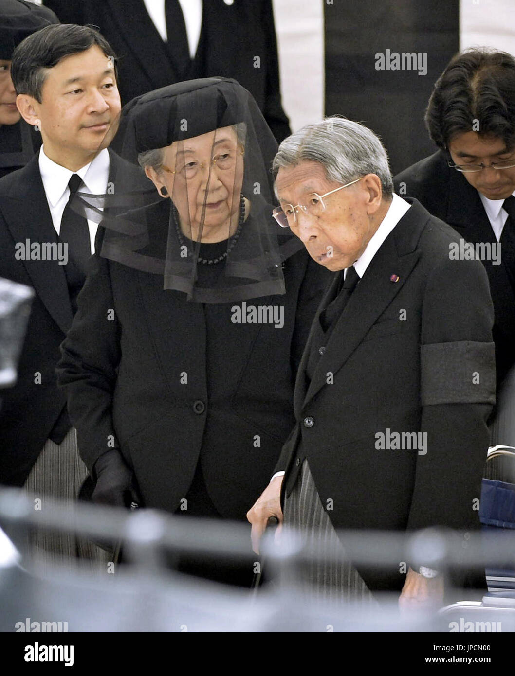 Prince Mikasa and his wife Princess Yuriko are seen attending the ...