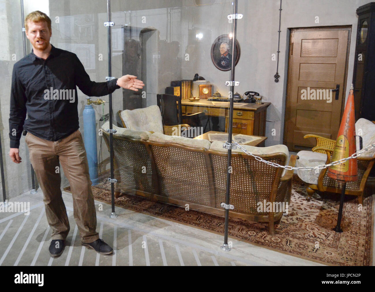 Photo taken Oct. 27, 2016, in Berlin shows a replica of Nazi leader ...