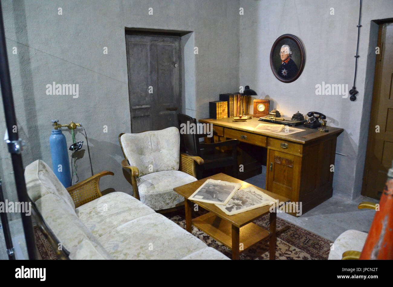 Photo taken Oct. 27, 2016, in Berlin shows a replica of Nazi leader ...