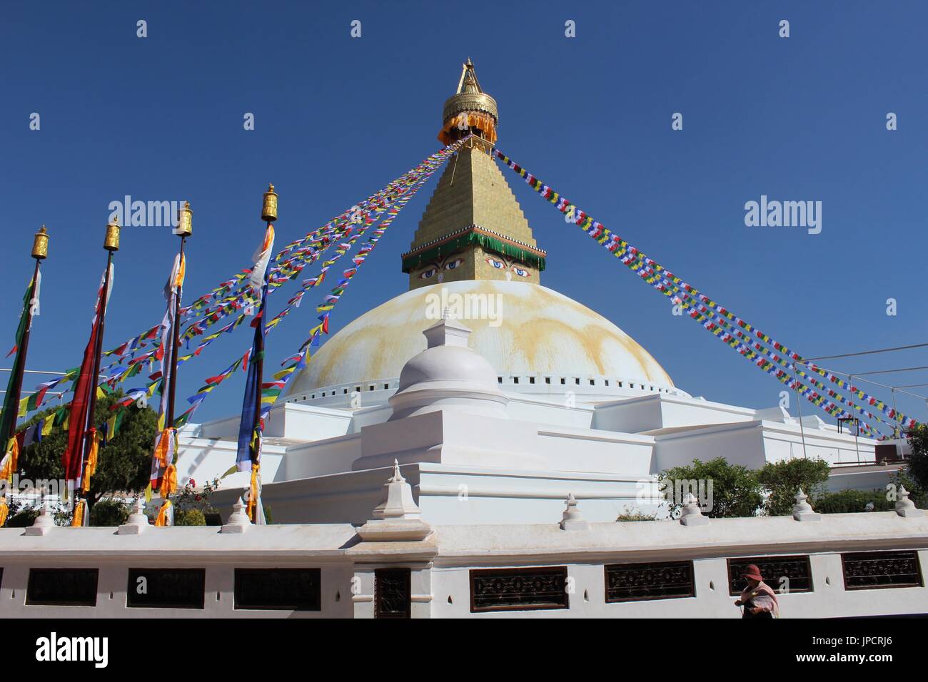 Kathmandu's famed Boudhanath stupa, pictured Nov. 15, 2016, has been ...