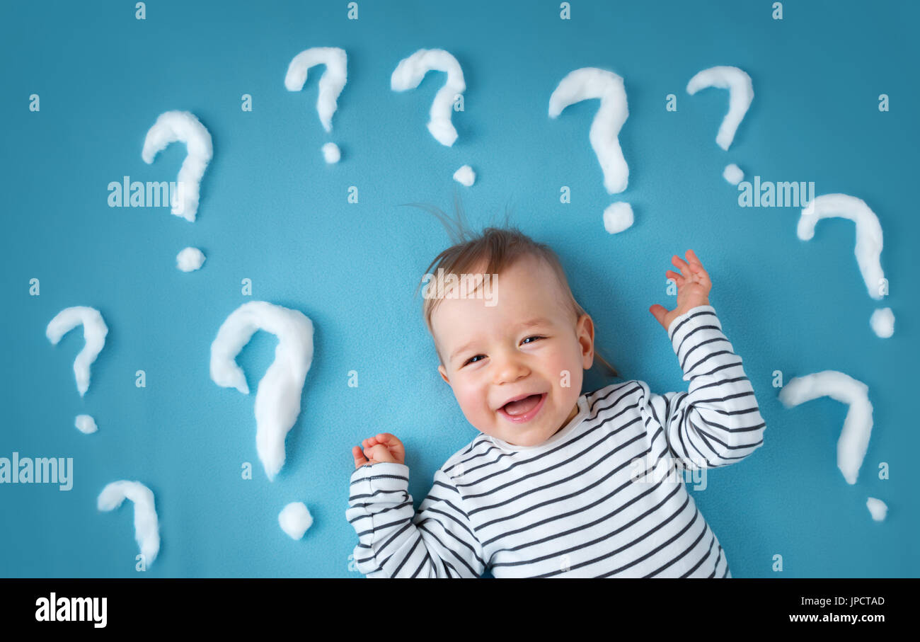 Baby question mark hi-res stock photography and images - Alamy