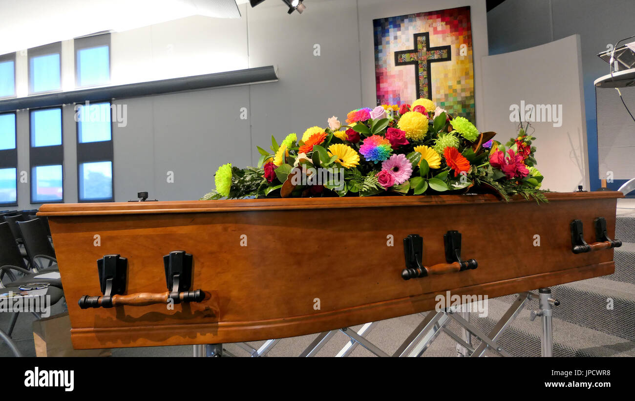 Funeral coffin hi-res stock photography and images - Alamy