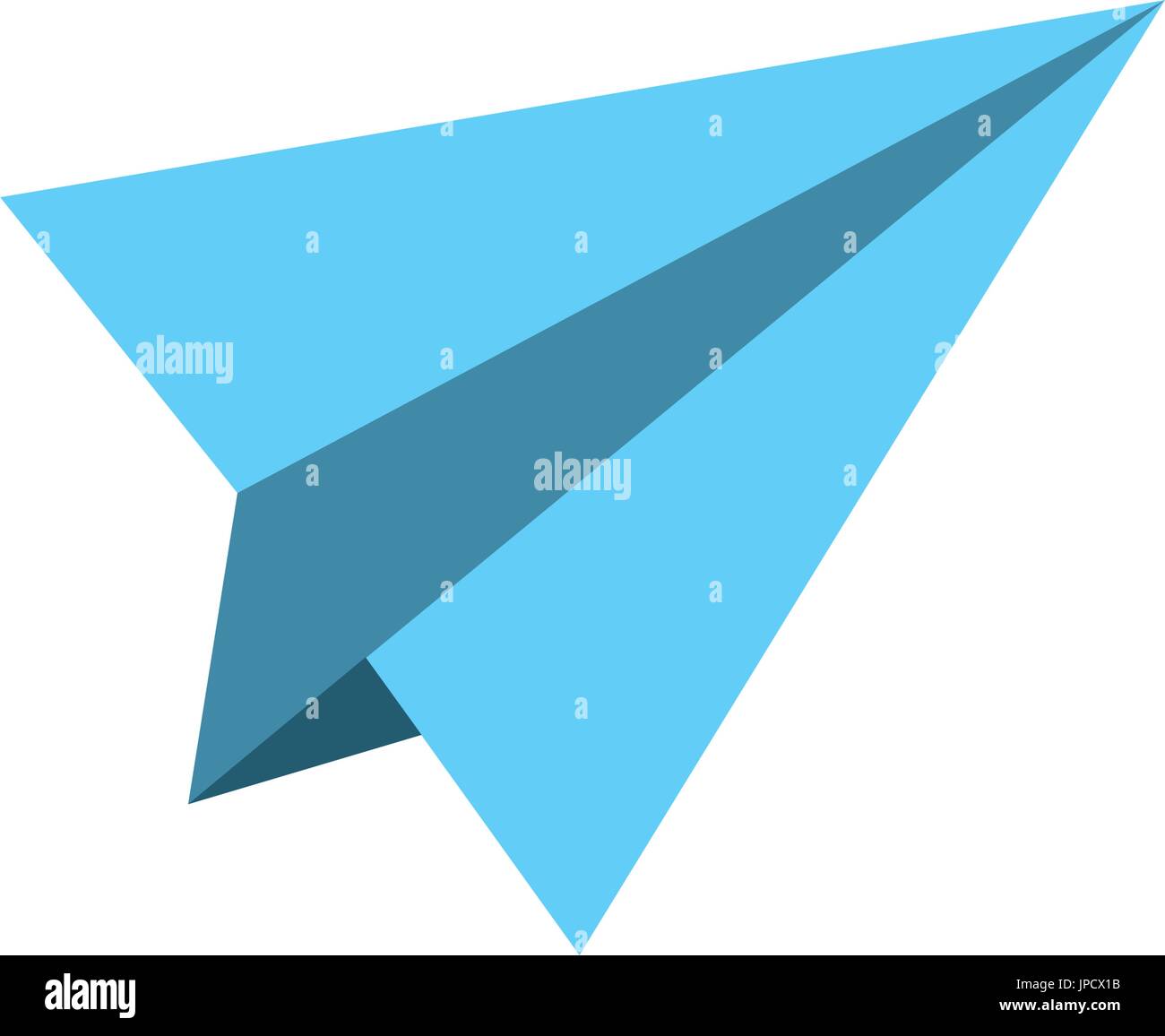 paper airplane isolated icon Stock Vector Image & Art - Alamy