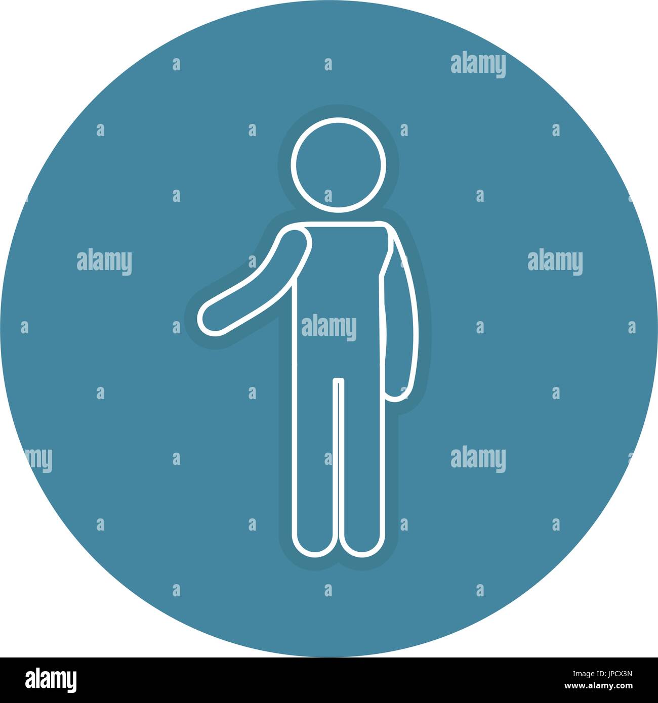 human figure silhouette icon vector illustration design Stock Vector ...