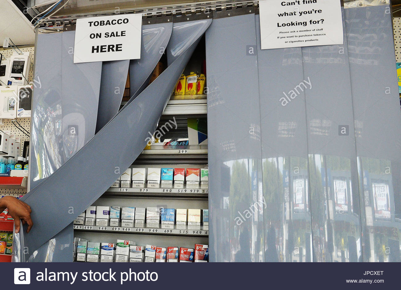 Cigarettes Tobacconist Shop Display High Resolution Stock Photography ...